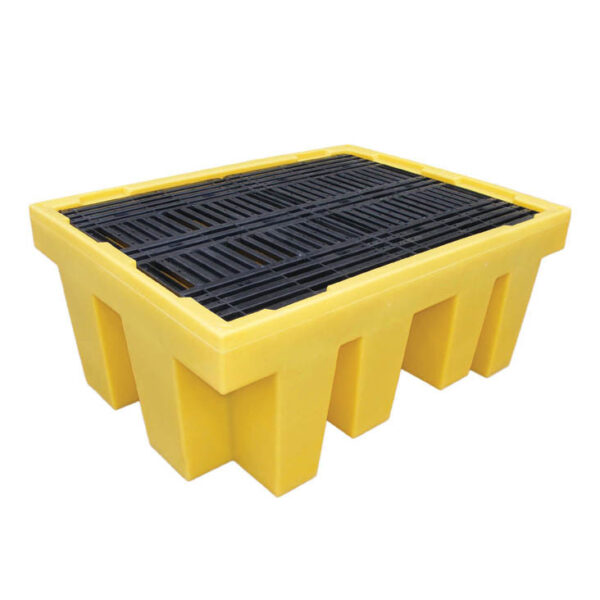 1 x 1000ltr IBC Spill Pallet with removable deck - BCBB1 - plasticpallets