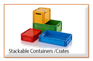 Plastic containers and crates for all your storage needs